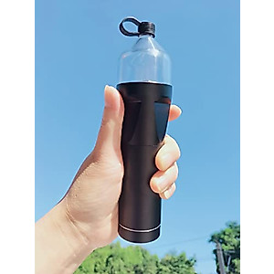 Freetophome Electric Herb Grinder, Spice Crusher Mills, USB Rechargeable, Small Portable, Black, 1.7inch