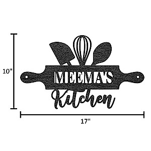 Pandy's Toy Box, Personalized Kitchen Wood Sign Moms Name Wall Art