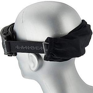 Lancer Tactical AERO Airsoft Tactical Safety Goggles -3mm Dual Pane Lens, Anti-Fog Glasses for Hunting and Cycling-One Len (Black)