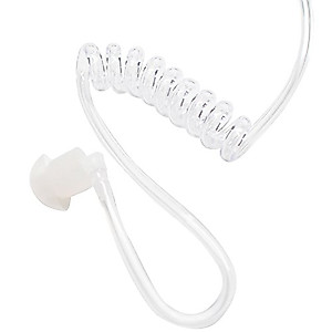 Replacement for Yaesu/Vertex FT-60 FBI Earpiece with Push to Talk (PTT) Microphone - Acoustic Earphone Compatible with Yaesu/Vertex FT-60 Radio - Headset for Security and Surveillance