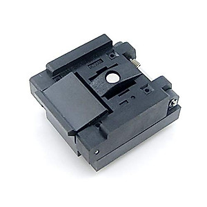 QFN56 Clamshell Programming Adapter Socket/Burning Socket/IC Test Socket QFN-56BT-0.5-01, 56-Pin, 0.5mm Pitch, IC Test Burn-in Socket, Applied to QFN56, MLP56, MLF56 Packages.