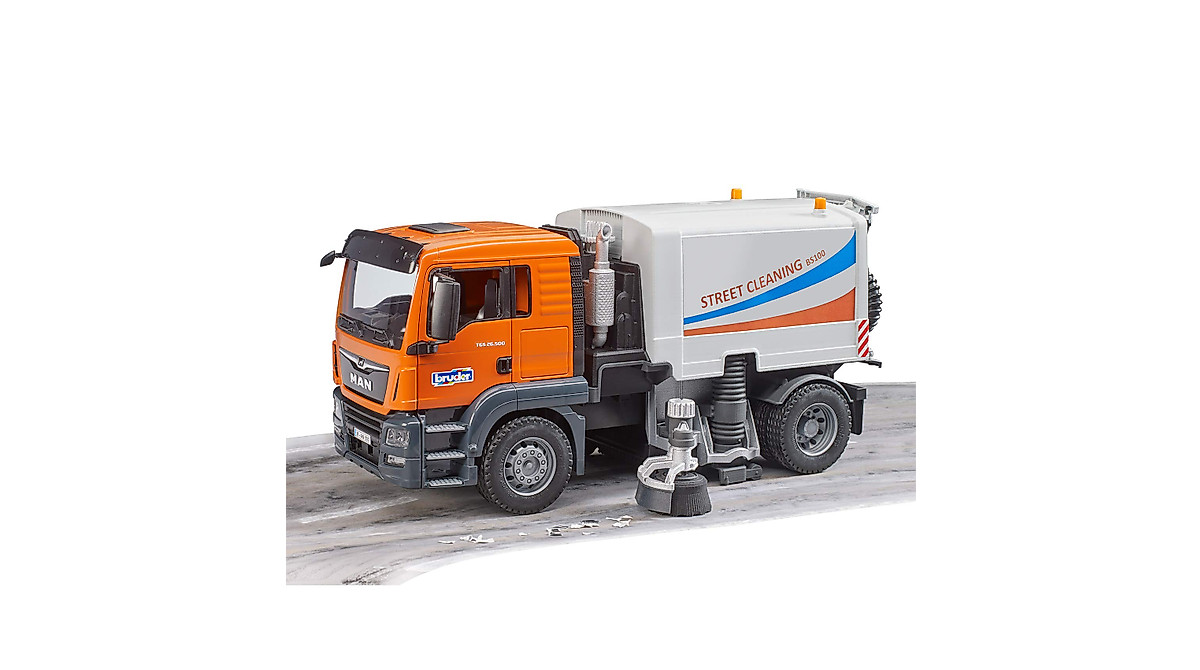 Bruder MAN TGS Street Sweeper - Realistic Toy Truck
