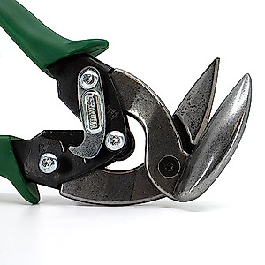 MIDWEST Aviation Snip - Right Cut Upright Tin Cutting Shears with Forged Blade & KUSH'N-POWER Comfort Grips - MWT-6900R