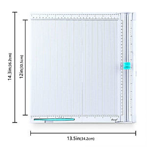 Ecraft Paper Trimmer Scoring Board: 12 x12 inch Craft Paper Cutter - Folding & Scorer for Cover of Book & Gift Box and Photo etc
