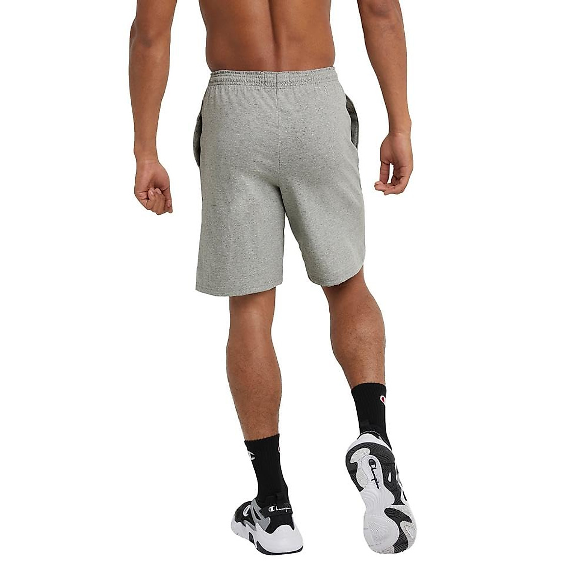 Champion Men's Shorts, Classic Cotton Jersey Athletic Shorts, 9", Long Gym Shorts, Men's Workout Shorts