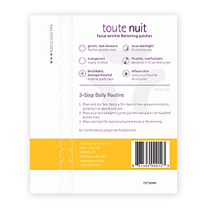 Toute Nuit Facial Wrinkle Patches, Face Tape, Curve, Fine Lines Around Eyes and Mouth, 48 Patches
