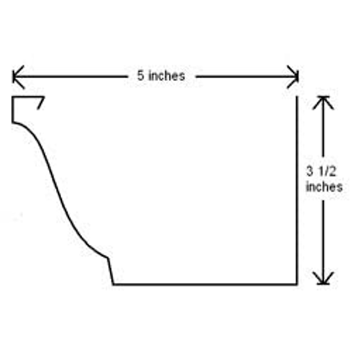 Hidden Gutter Hangers 5 Inch with a Pre-Inserted Rust Resistant Screw - Heavy Duty Rain Gutter Brackets Fastener with Clip for 5" K-Style Aluminum Gutters - Easily Repair Sagging Gutters - 50 Pack