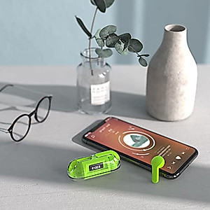 Sport Bluetooth 5.3 Headphones, Wireless Earbuds with Dual LED Battery Display 30Hrs Playtime, IPX7 Waterproof Wireless Headphones with Earhooks, Built-in Mic Earphones for Gym