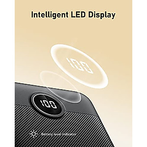 VEEKTOMX Portable Charger 30000mAh Power Bank QC 3.0 Fast Charging and PD 20W External Battery Pack with 4 Outputs & 2 Inputs USB C Portable Phone Charger for iPhone Samsung Galaxy iPad Tablet etc.
