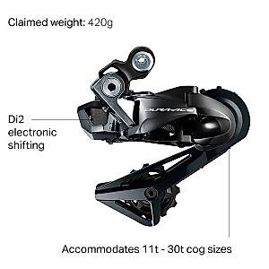 Shimano Dura-Ace RD-R9150-SS Di2 Rear Derailleur - 11-Speed, Short Cage, Black