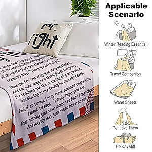 D-Story Best Dad Mom Ever Custom Blanket Memorial Gift for Father Mother: Made in USA, Personalized Photo Text Throw Blanket as Gift from Daughter Son Lightweight Blanket for Bed, Couch and Travel
