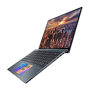 ASUS Zenbook 14" OLED 2.8K (2880 x 1800) Touchscreen Laptop Core i7-1165G7 NVIDIA GeForce MX450 550 nits 100% DCI-P3 Pantone Backlit KB Harman / Kardon Win11 Pro w/Mousepad (16GB RAM | 1TB PCIe SSD)