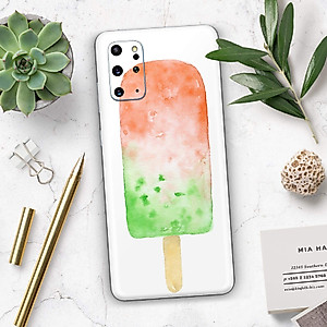 DesignSkinz Summer Mode Ice Cream v8 Protective Vinyl Decal Wrap Skin Cover Compatible with The Samsung Galaxy S20 (Screen Trim & Back Glass Skin)