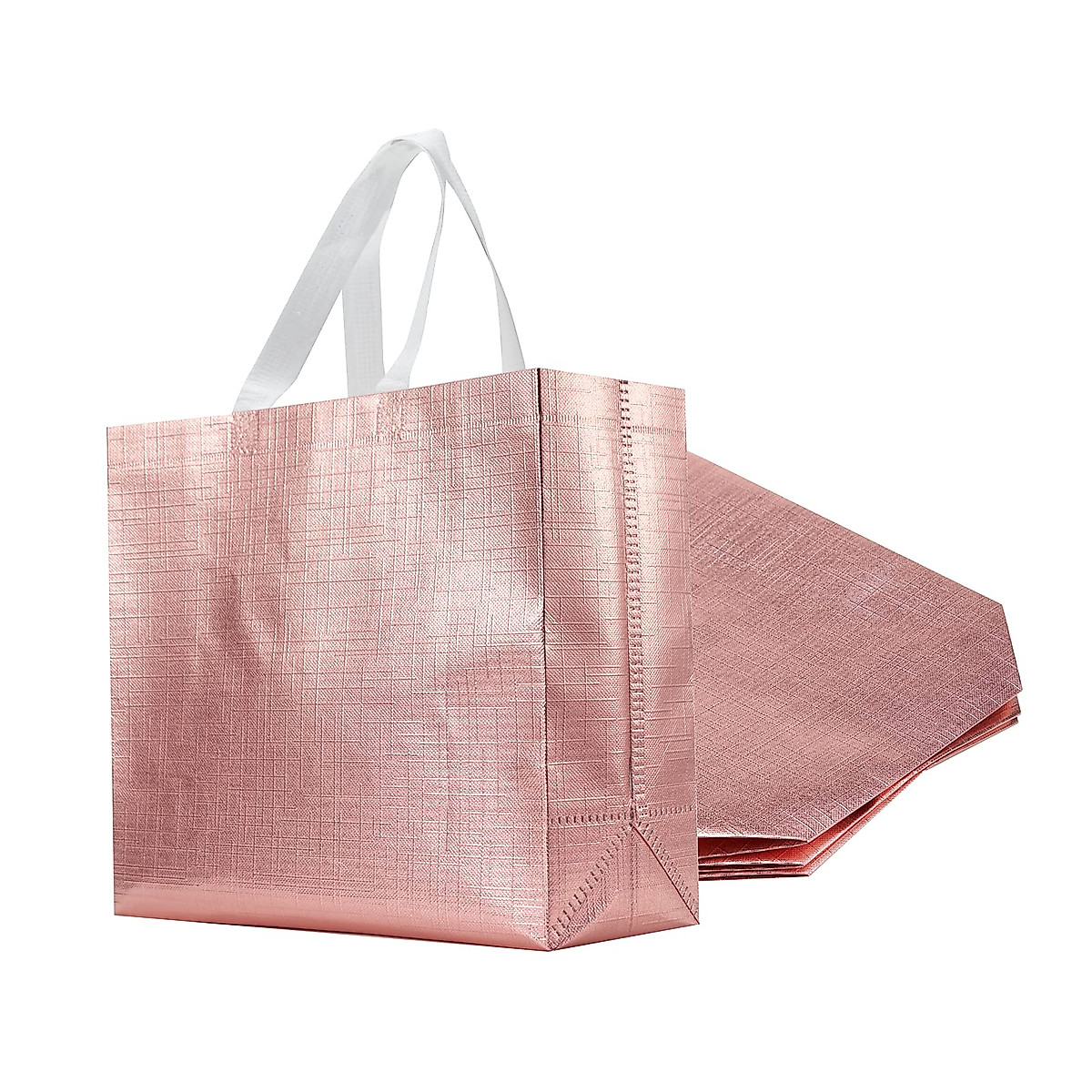 LOOKSGO 6 Pcs Gift Bags Glossy Reusable Gift bag for Party Wedding Birthday