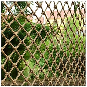 RZM Wall Decor Rope Net, Climbing Net for Kids Stair Balcony Railing Safety Net Hammock Fence Net Cargo Tree House Climb Nets Playground Children Swing Child Safety Netting for Balcony