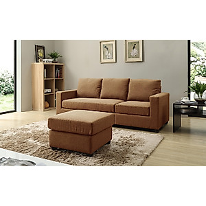 NHI Express Alexandra Convertible Sectional, Brown