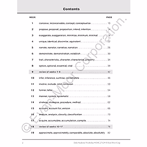 Evan-Moor Daily Academic Vocabulary, Grade 6, Teachers Edition
