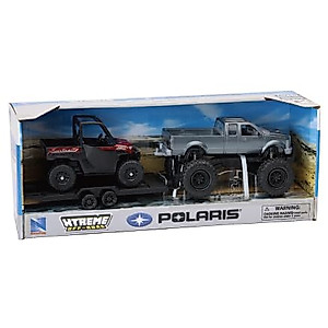 New-Ray Toys 4 X 4 Pick up Truck and Polaris Ranger (Vehicle Colors May Vary)