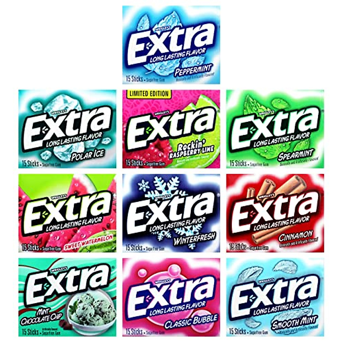 Niro Assortment | Extra Long Lasting Flavor Sampler Pack | Sugar-Free | Assorted Flavor (6 Pack) Receive 6 out of 10 flavors