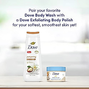 Dove Scrub Macadamia & Rice Milk Reveals Visibly Smoother Skin Body Scrub That Nourishes Skin 10.5 oz