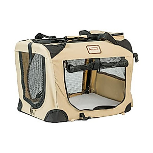 Armarkat PC201B Beige Multiple Pockets Pet Carrier