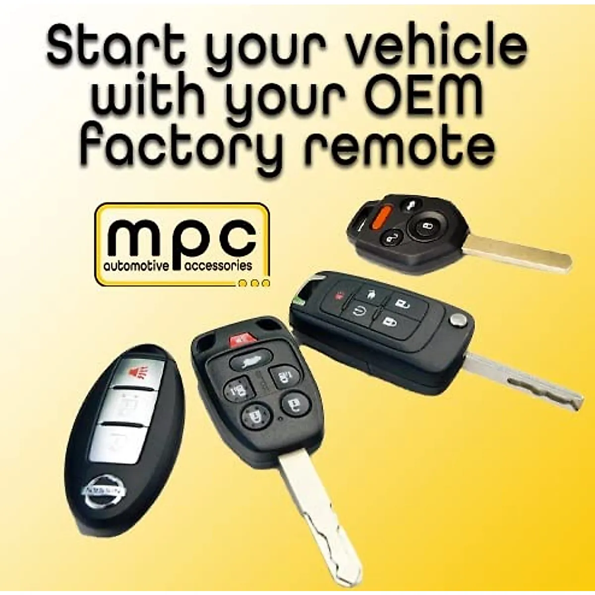 MPC Remote Start Kit for Ford F-150 2015-2019 || F-250,F-350 2017-19 || Fusion 2014-2019 || 100% Plug n Play || Press Fob Lock Unlock Lock to Start || No Honk || Gas or Diesel