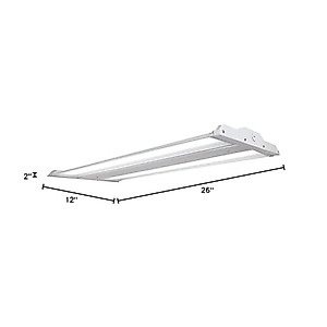 Metalux HBLAO2350C Highbay Linear w/Aimable Optics, White