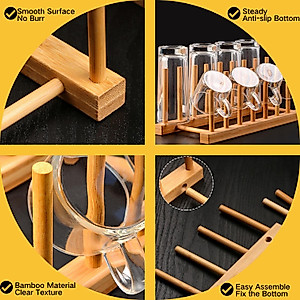 E-ROOM TREND Dish Rack with Drainboard for Kitchen White 2 Pack Plate and Utensil Holder Detachable Dish Drainer Drying Rack Kitchen Countertop Cabinet 10 Plates to Hold Metal (DR345W)