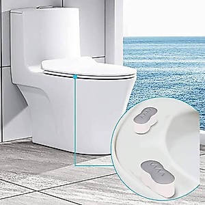 Bidet Toilet Seat Bumpers With Strong Buffer and Adhesive Function For Bidet Attachment (4 pieces)