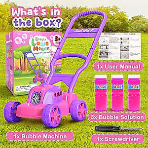 Bubble Lawn Mower for Toddlers