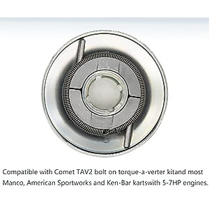 30 Series 6.5 HP 212CC Torque Converter Clutch Driver Pulley Go Kart/Mini Bike Comet Manco 3/4" Bore Max Torque Replaces,with 30 Series Go Kart Drive Belt Replace Manco 5959 / Comet 203589