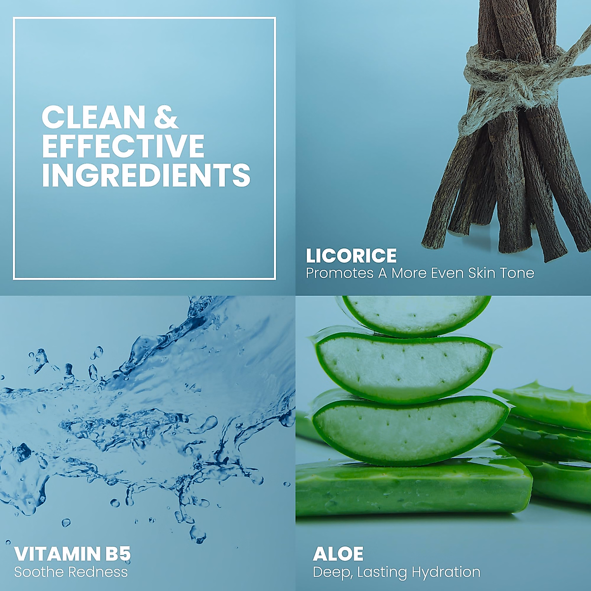 Licorice Extract Skin Brightening Serum by Eva Naturals - Face Serum for an Even Complexion - With Peptides, CoQ10 and Vitamin E