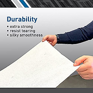 BodyMed Premium Headrest Paper, 8.5-Inch x 225-Feet, 25 Pack – Disposable Headrest Paper for Chiropractic or Massage Tables – Premium Quality Medical Paper – Medical Face Barrier Paper