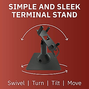 Discount Credit Card Supply DCCStands Freestanding Swivel and Tilt Ingenico ICT220/250 Terminal Stand