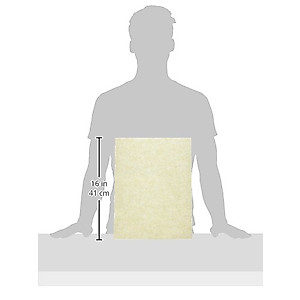 2dayShip Quilon Parchment Paper Baking Liner Sheets, Unbleached Brown, 12 X 16 Inches, 300 Count