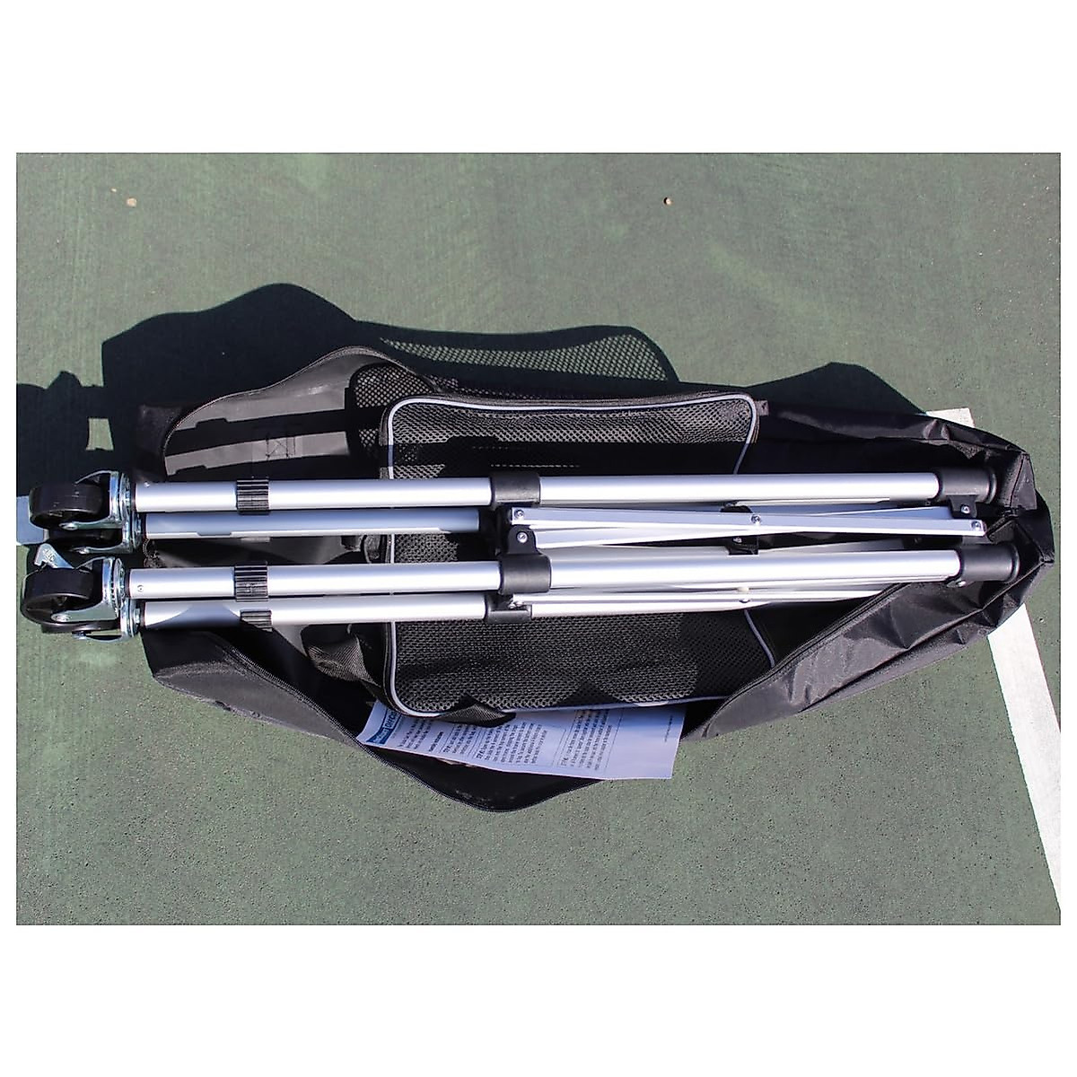 Oncourt Offcourt Quick Cart Plus - Portable Canvas Tennis Ball Cart with Bag
