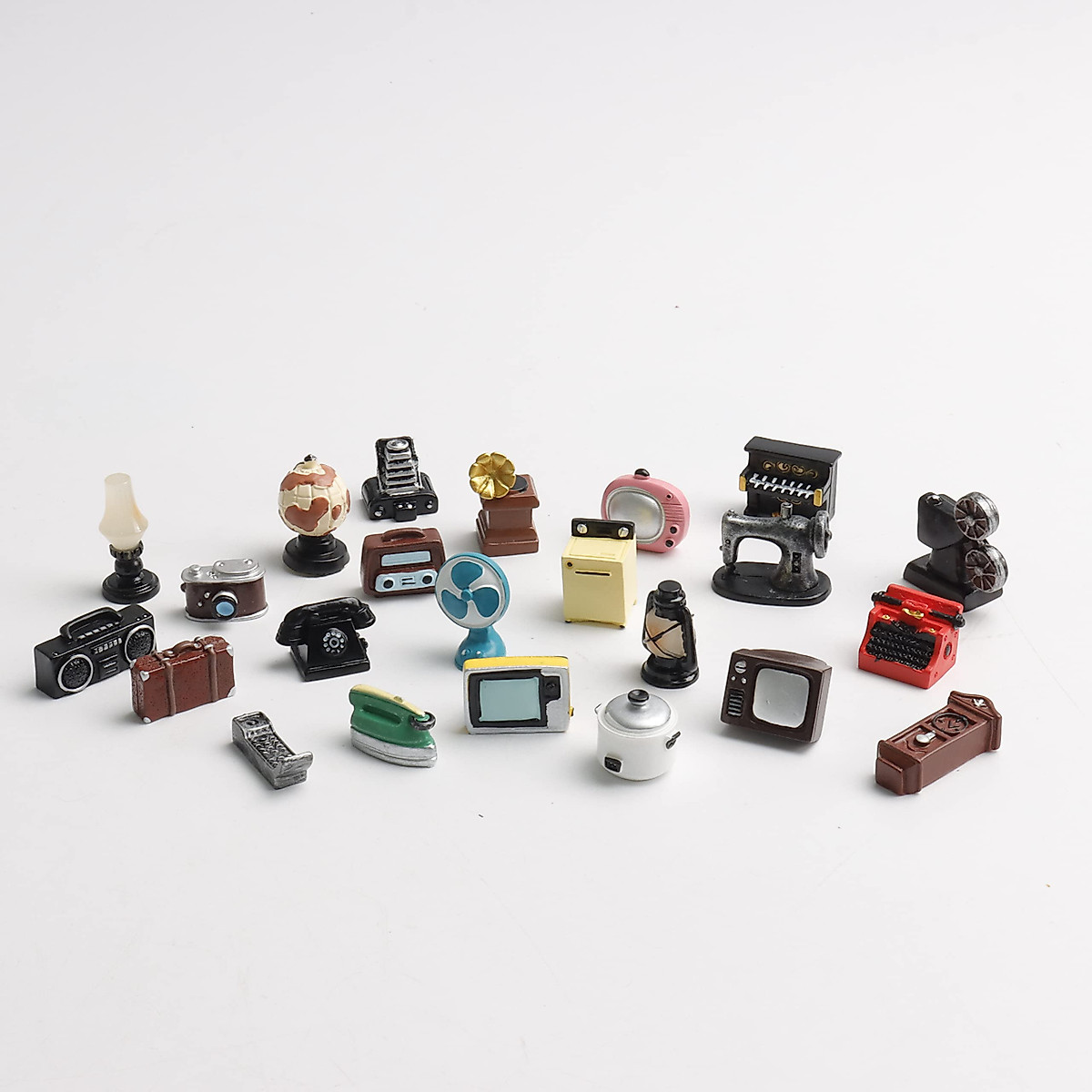 1 :12 Scale Vintage Dollhouse Furniture 23Pcs Dollhouse Mini Furniture Miniature Furniture Mini Furniture for Dollhouse