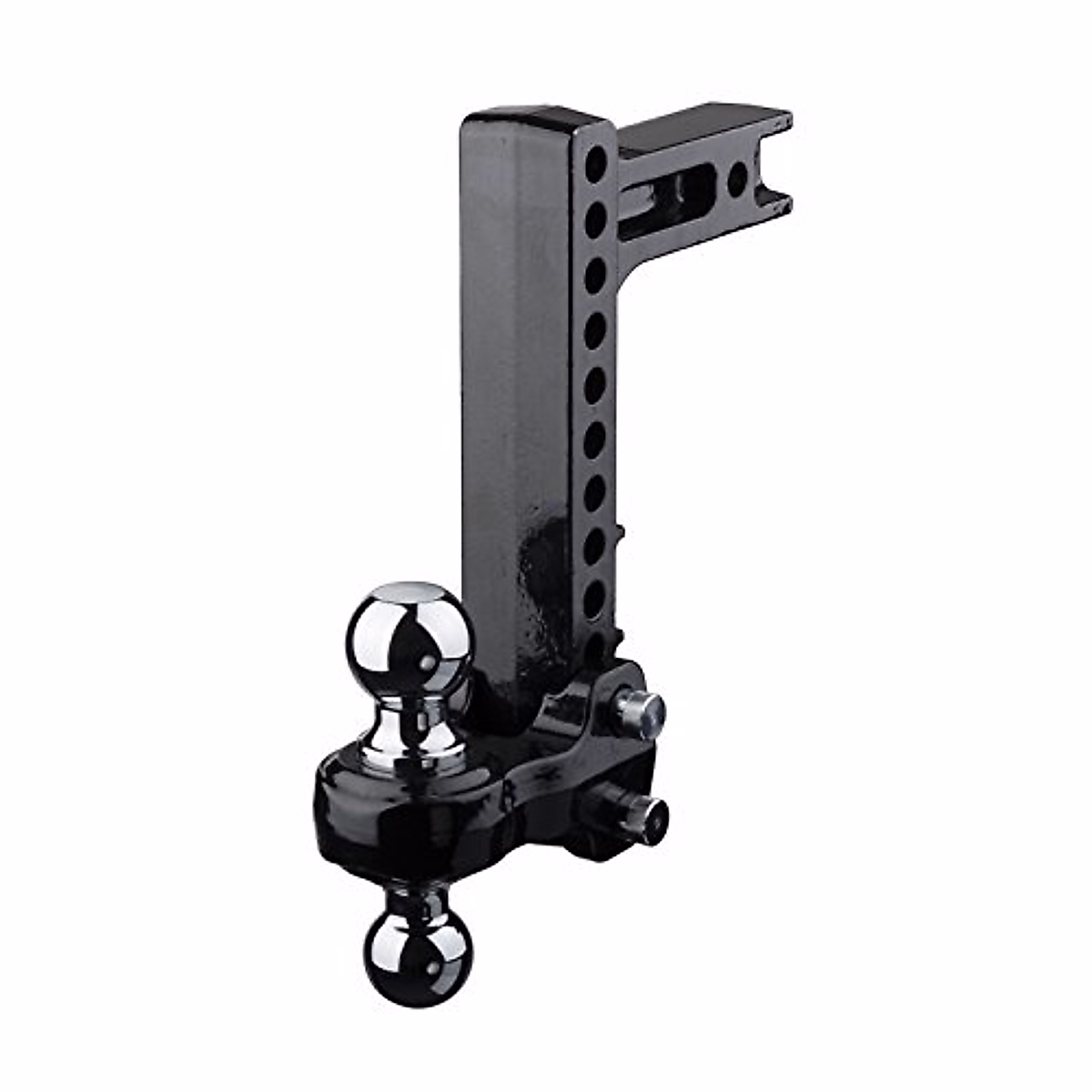 Fastway Flash Solid Steel 49-00-5900 Adjustable Steel Ball Mount with 10 Inch Drop, 2 Inch Shank, and Chrome Plated Balls