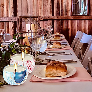 Bauhinia 16 Pack Scented Candles Soy Wax Tin Candles, Natural Fragrance Candles for Stress Relief and Aromatherapy Candles