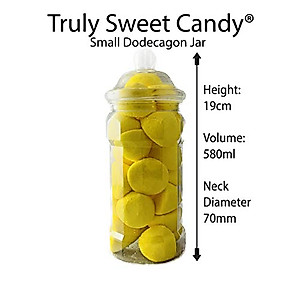 19 Retro Empty Plastic Sweet Jars for Pick & Mix, Victorian Sweet Shop, Candy Buffet Kit, Party Pack