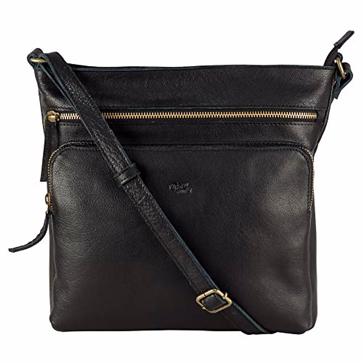 Mou Meraki Premium Genuine Leather Black Crossbody Purses and Handbags Women