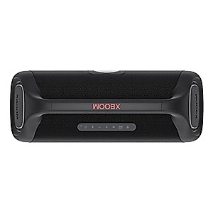 LG XG9QBK.DUSALLK Go Portable Bluetooth Speaker - Stage Lighting and up to 24-Hour Battery, Black