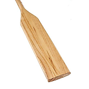 Seachoice 8 Ft. Wood Oar, New Zealand Pine Construction, 21-1/4 in. X 4-5/16 in. Blade, Comfort Grip, Clear Finish