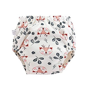 Yealoo 6pcs Baby Infant Toddler Potty Training Pants Underwear Washable Reusable