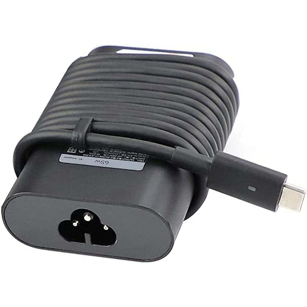 65W 20V 3.25A USB Type C AC Adapter Compatible for Dell LA65NM170 HA65NM170 02YK0F 0M1WCF for Latitude 13 7370 Latitude 12 7275 Latitude 3400 3500 5290, XPS 12 9250