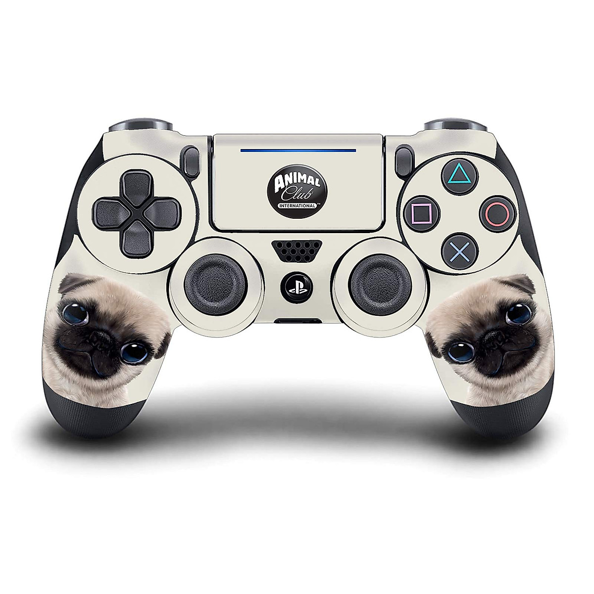Head Case Designs Officially Licensed Animal Club International Pug Faces Vinyl Sticker Gaming Skin Case Cover Compatible With Sony PlayStation 4 PS4 DualShock 4 Controller