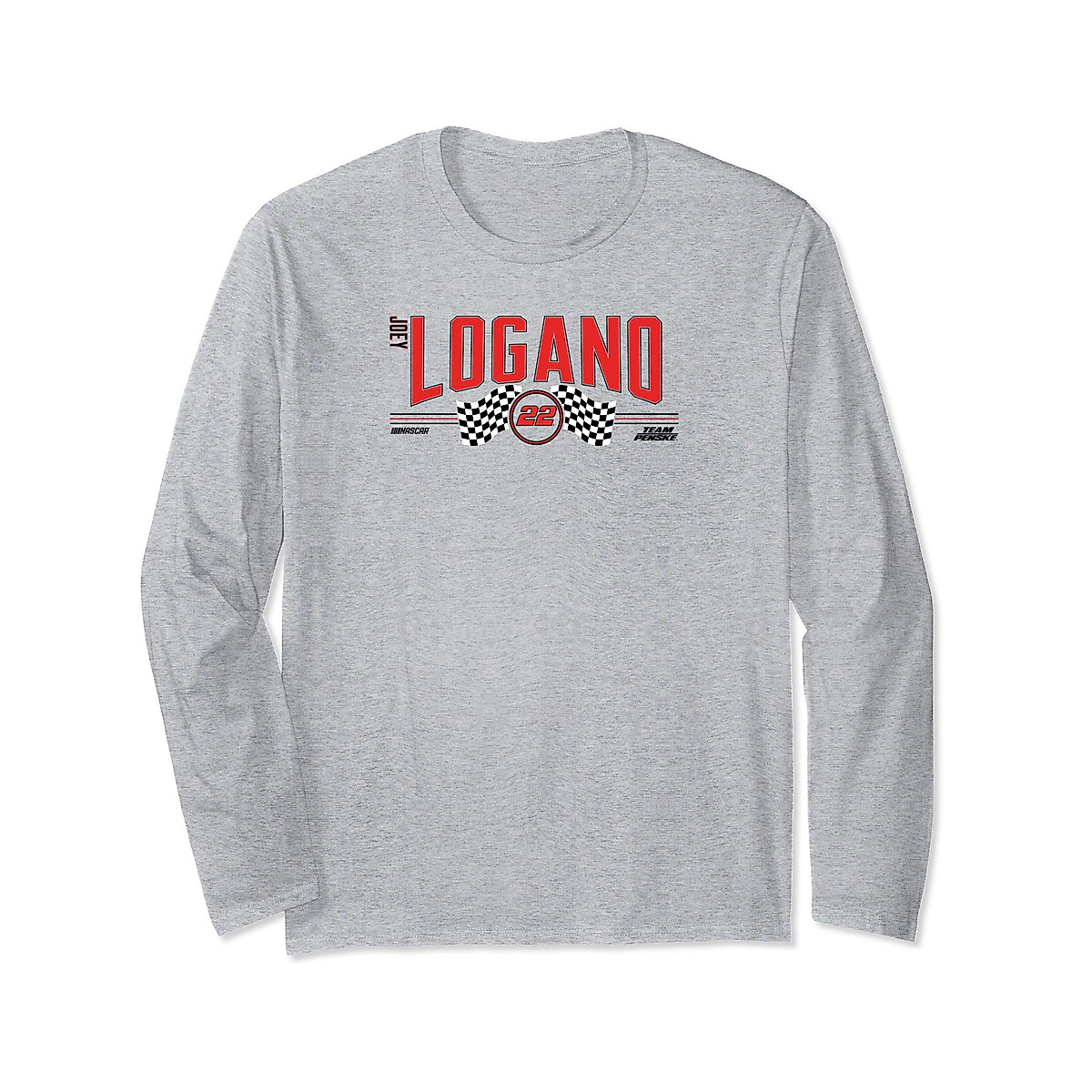 NASCAR - Joey Logano - Racing Flags Long Sleeve T-Shirt