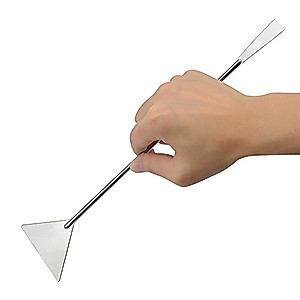 LILYS PET Stainless Steel Aquarium Tank Aquatic Plant Tools Sets (Substrate Spatula)