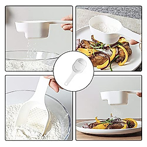 2 Pcs Flour Dusters Fine Mesh Flour Sifters Simple Design Sugar Shakers for Kitchen Cooking