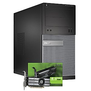 Dell OptiPlex 3020 Tower Computer | Quad Core Intel i5 (3.20GHz) | GeForce GT 1030 (2GB) GPU | 16GB DDR3 RAM | 256GB SSD Solid State + 1TB HDD | 5G-WiFi + Bluetooth | Windows 10 Pro (Renewed)